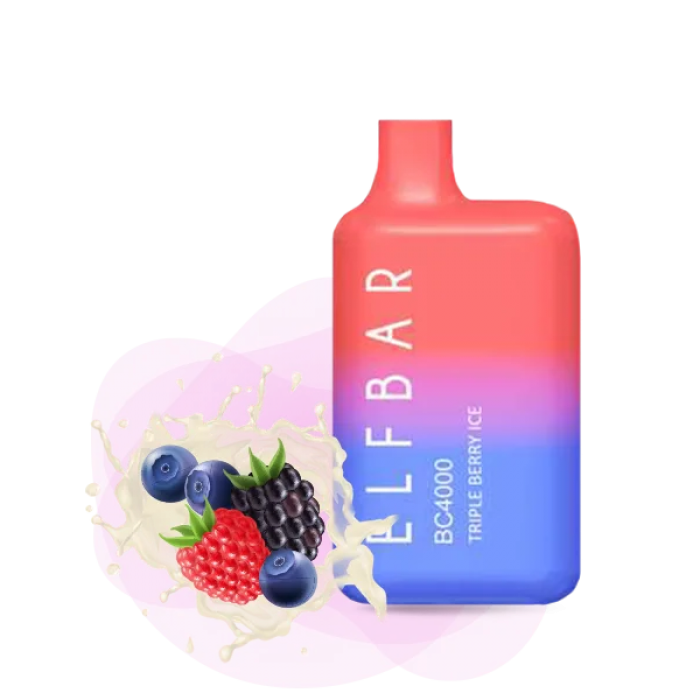 Elf Bar 4000 Triple Berry (Ягодный микс со льдом) ⭐ Одноразовая ...